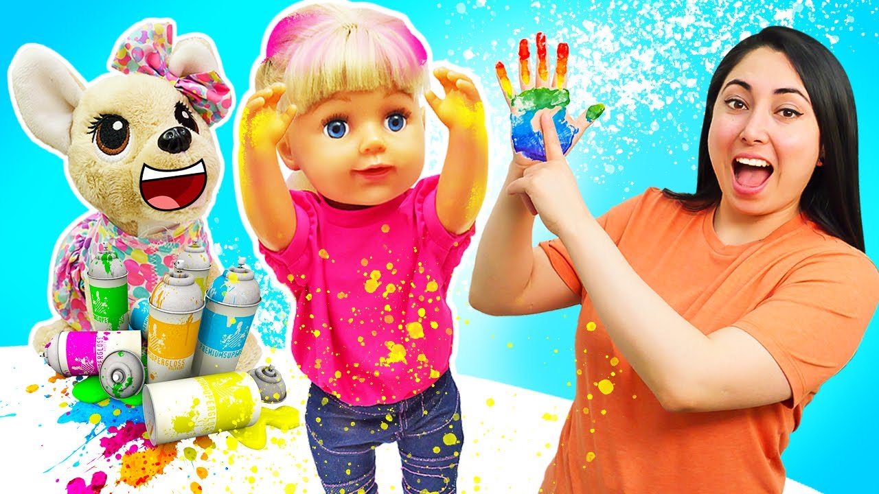 Clases de dibujo con Emily. Muñecas Baby Born. Como mamá - YouTube