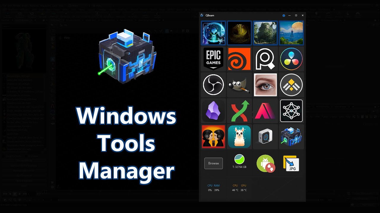 Windows Tools Manager App - YouTube
