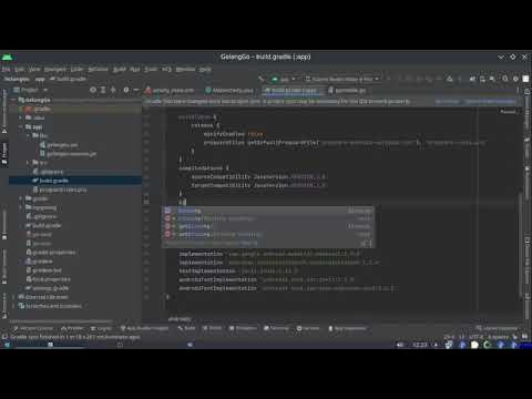JNI from Golang Script on Android Studio - YouTube