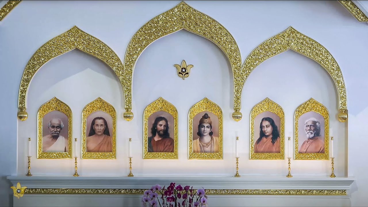 SRF Altar - Lake Shrine - YouTube