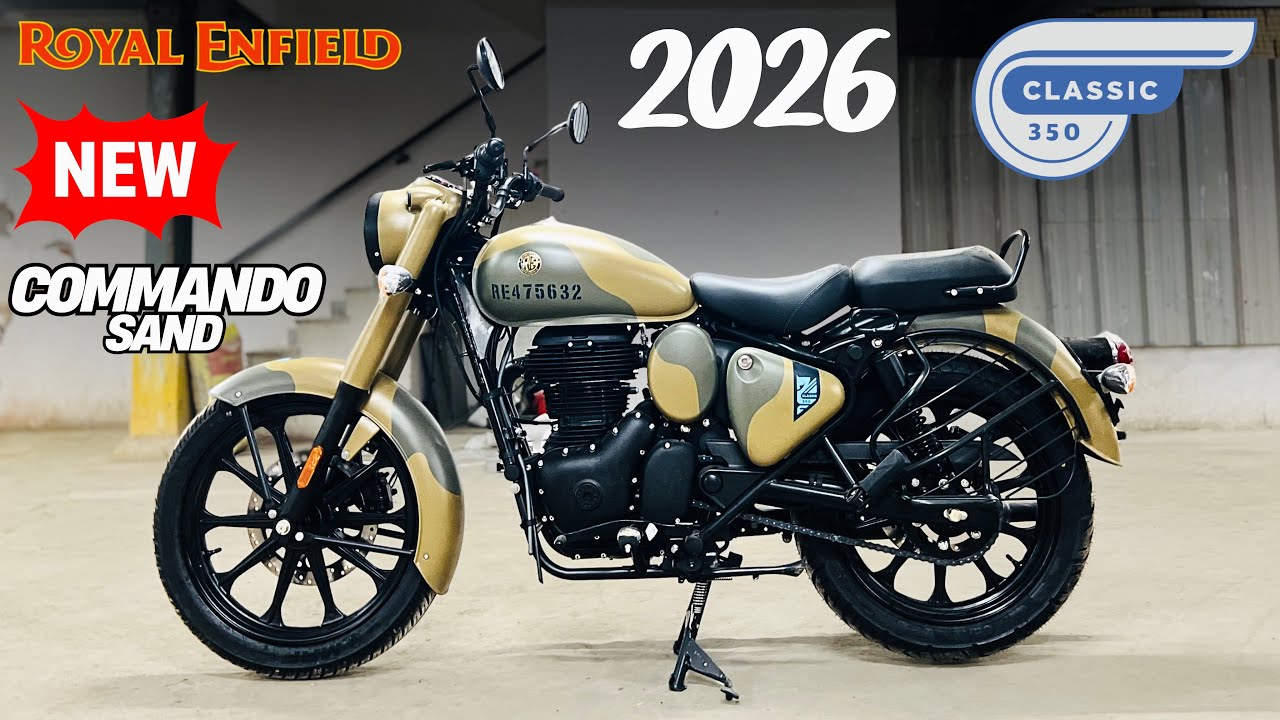 2026 🔥 Royal Enfield Classic 350 Commando Sand Full Review ️ Price ...