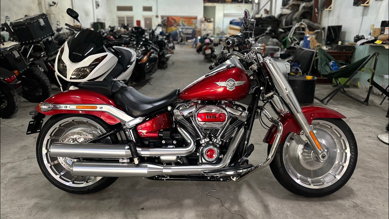 [ ĐÃ BÁN ] Harley Davidson Fatboy 114 ABS 2019 lướt 2.100mls biển SG ...