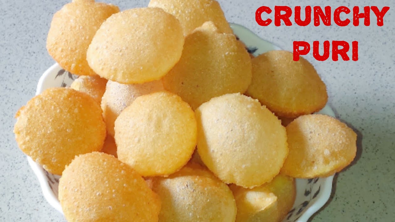How to make Puri for panipuri - YouTube