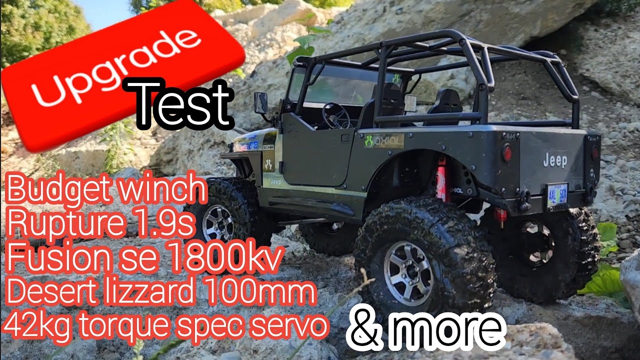 Axial jeep CJ7 gets serious with some new updrades tested at "World ...