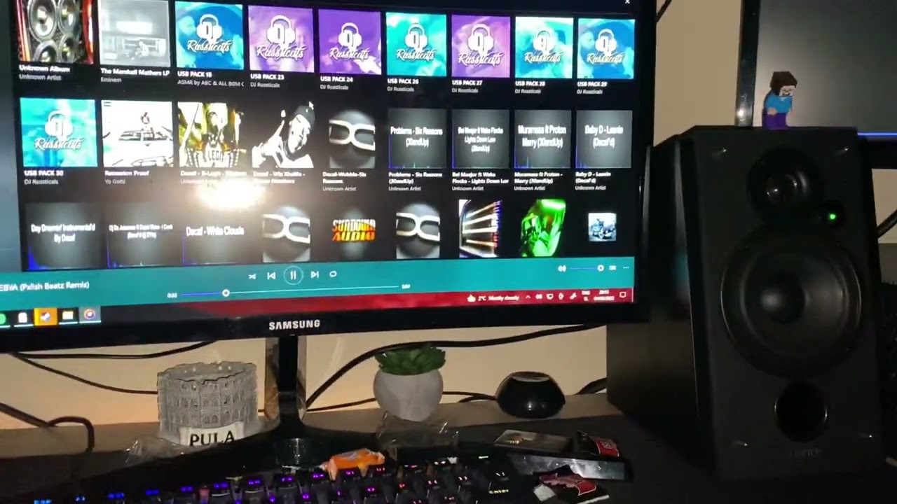 Edifier R1855DB near max volume - YouTube