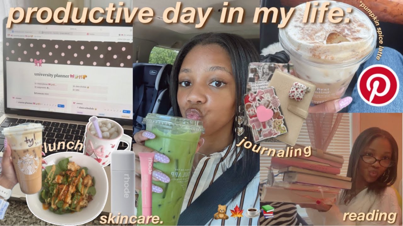 PRODUCTIVE DAY IN MY LIFE | work from home, podcasting, what i eat, new skincare, etc! - YouTube