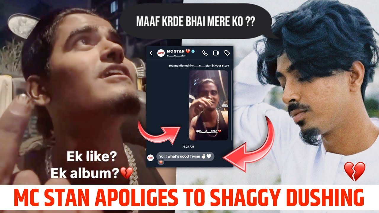 Mc Stan Message Shaggy Dushing On Instagram & Apologies | Mc Stan ...
