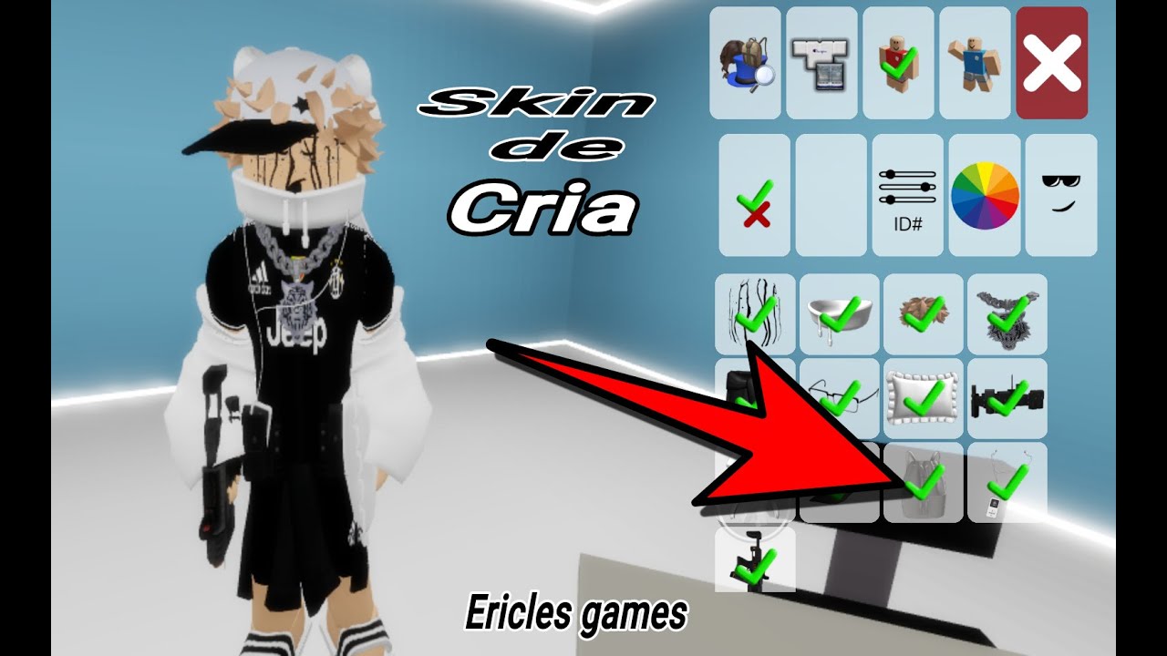 Skin de cria no Brokhaven #Roblox - YouTube