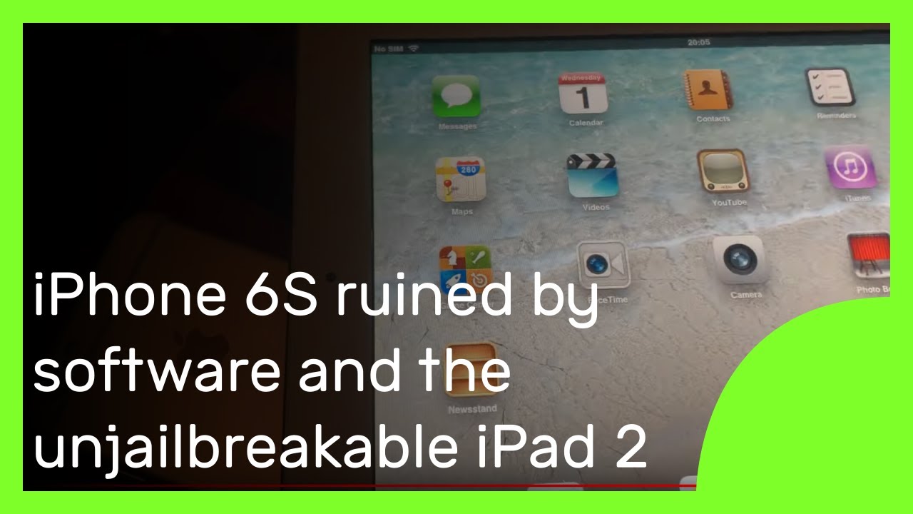 The iPhone 6S ruined by software and the unjailbreakable iPad 2 - YouTube