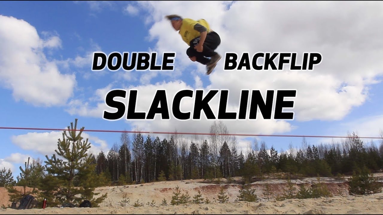Slackline Double Backflip - Six Years of Fails - Journey - YouTube