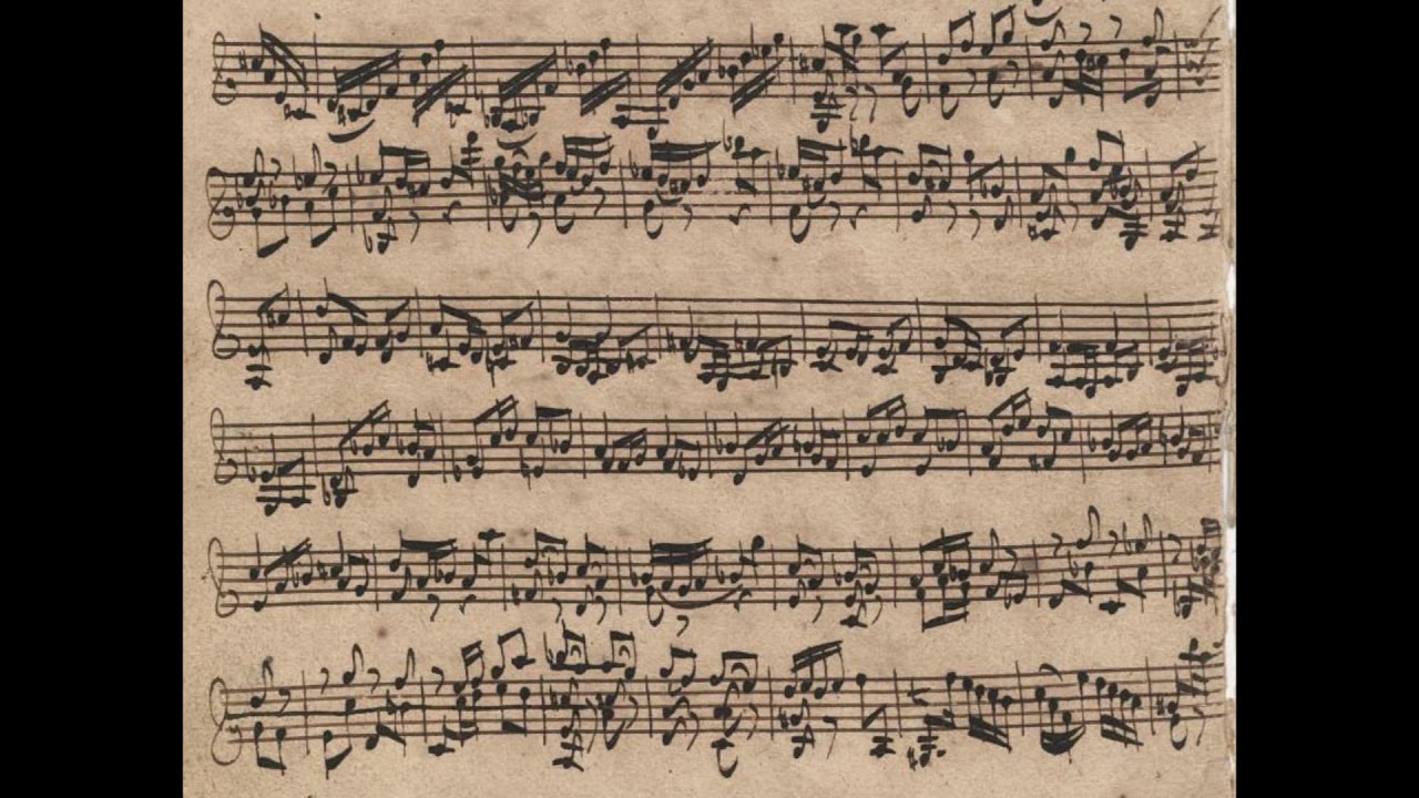 Johann Sebastian Bach - Violin Sonata No. 2 in A Minor, BWV 1003 (1720 ...