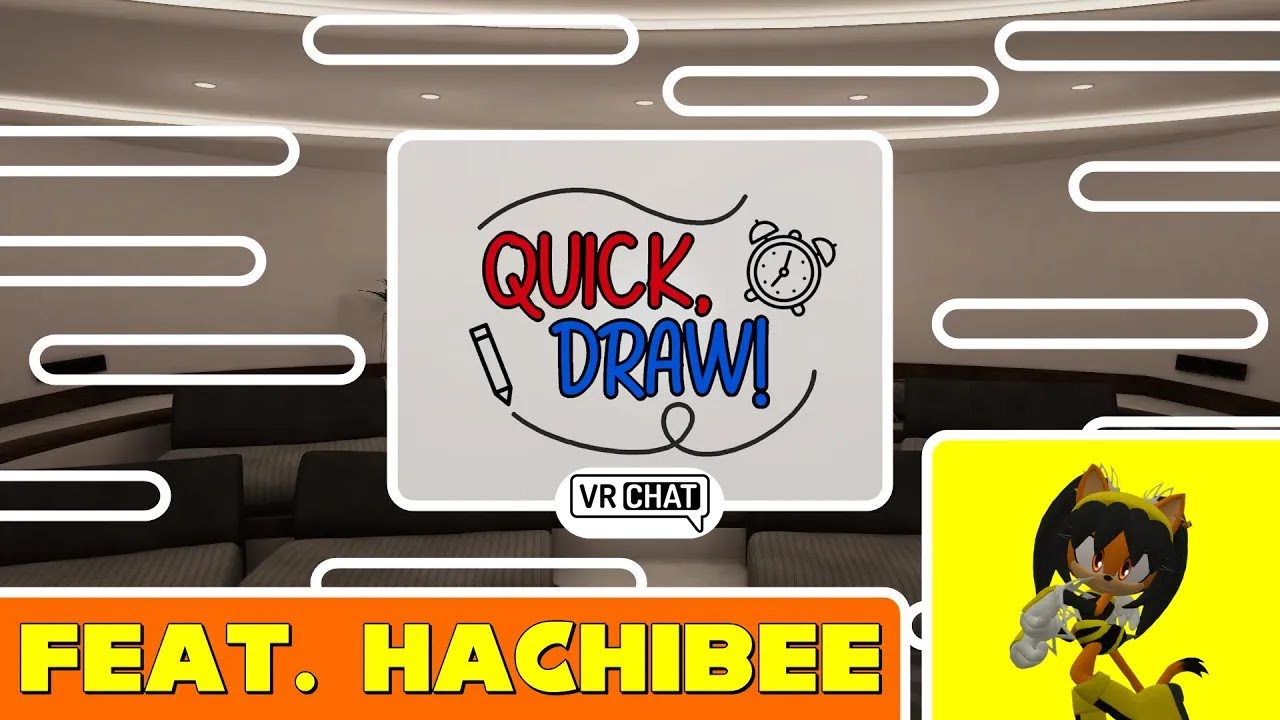 Quick, Draw feat @Hachifashion_cat | VRCHAT - YouTube