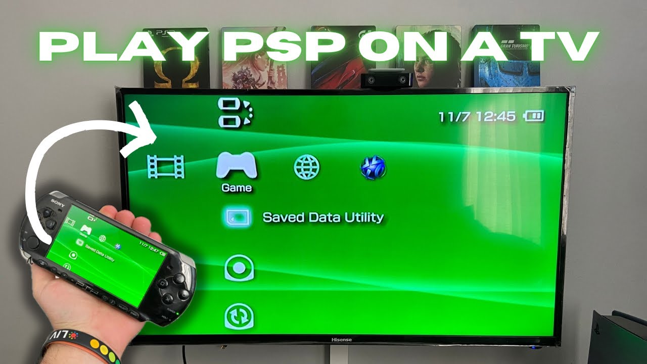 Playing PSP on a TV in 2024!!! - YouTube