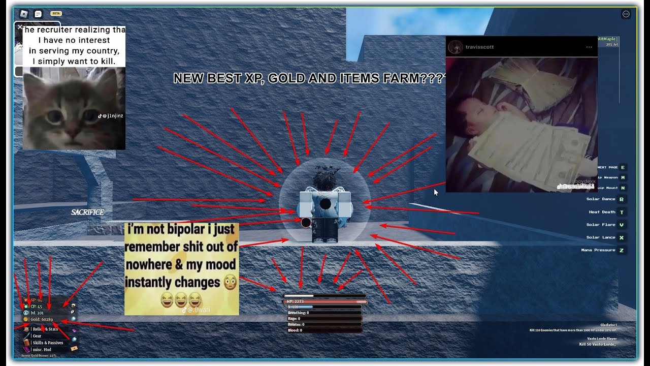 new lee rpg | best general farm (gold, exp and items) - YouTube