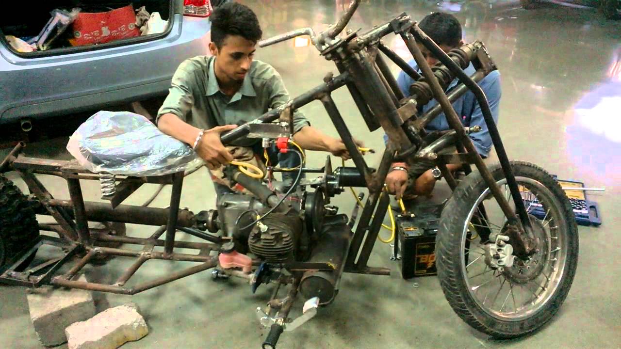 Hard Tailed Custom Chopper Bike propeller shaft driven horizontal ...