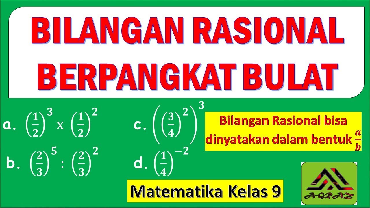 Bilangan Rasional Berpangkat Bulat - Matematika Kelas 9 - YouTube