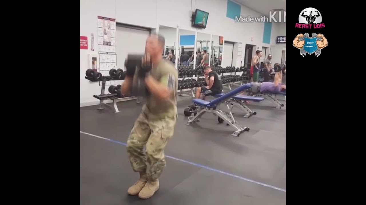 BIG ARMY GUY Extreme Fitness - YouTube