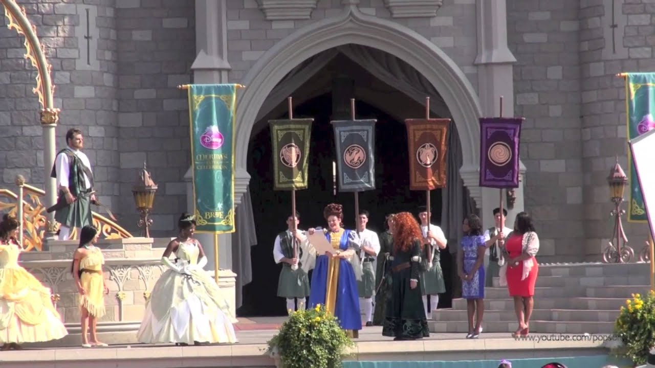 Merida Official Princess Coronation at the Magic Kingdom Walt Disney ...