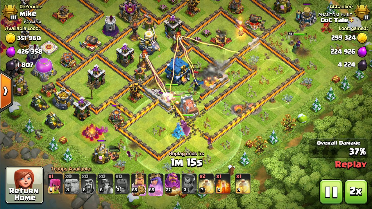 COC Miner attack | COC TH-12 and TH-13 miner attack strategy | Best ...