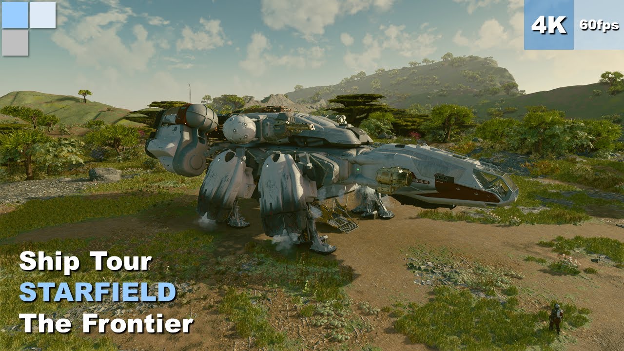 [4K 60fps] STARFIELD - PC - The Frontier - Ship Tour - Relaxing ...