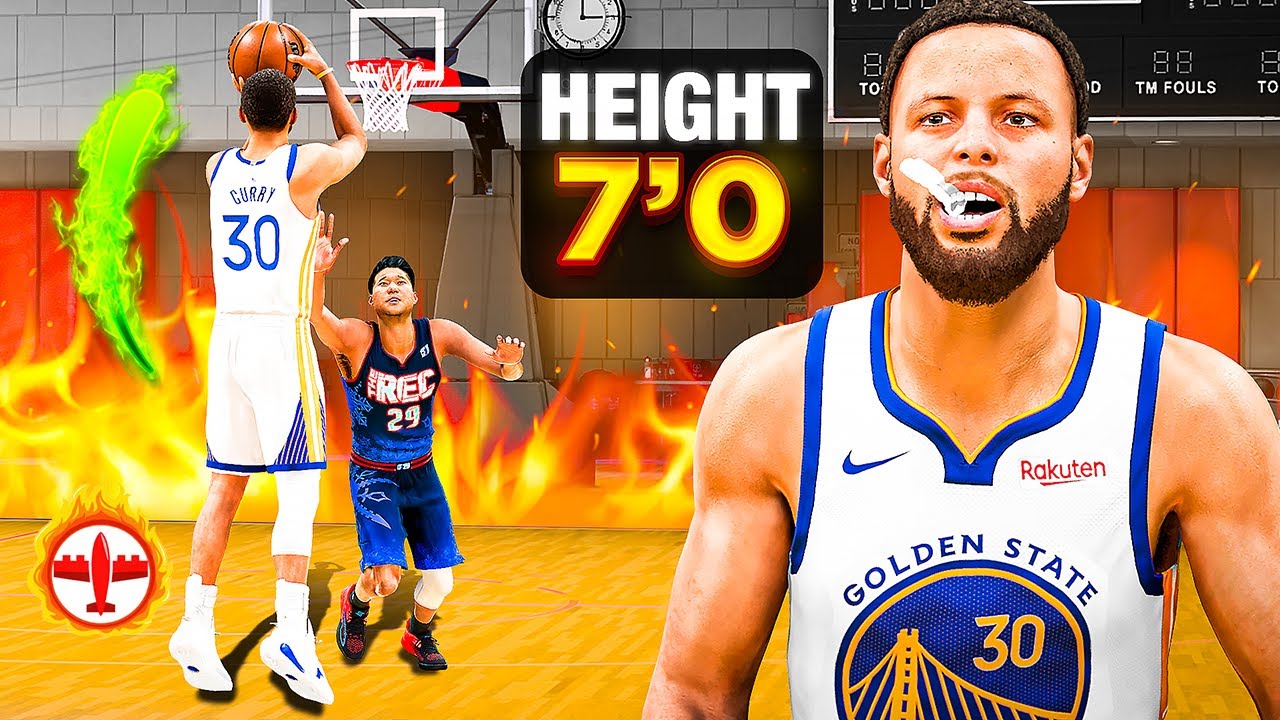 This 7’0 STEPH CURRY Build Makes EVERY Shot - YouTube