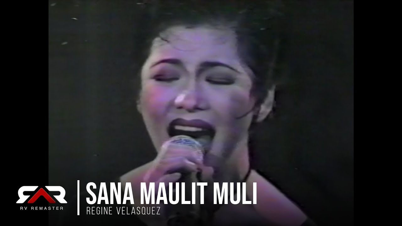 Sana Maulit Muli - Regine Velasquez (Regine Animated Concert) - YouTube