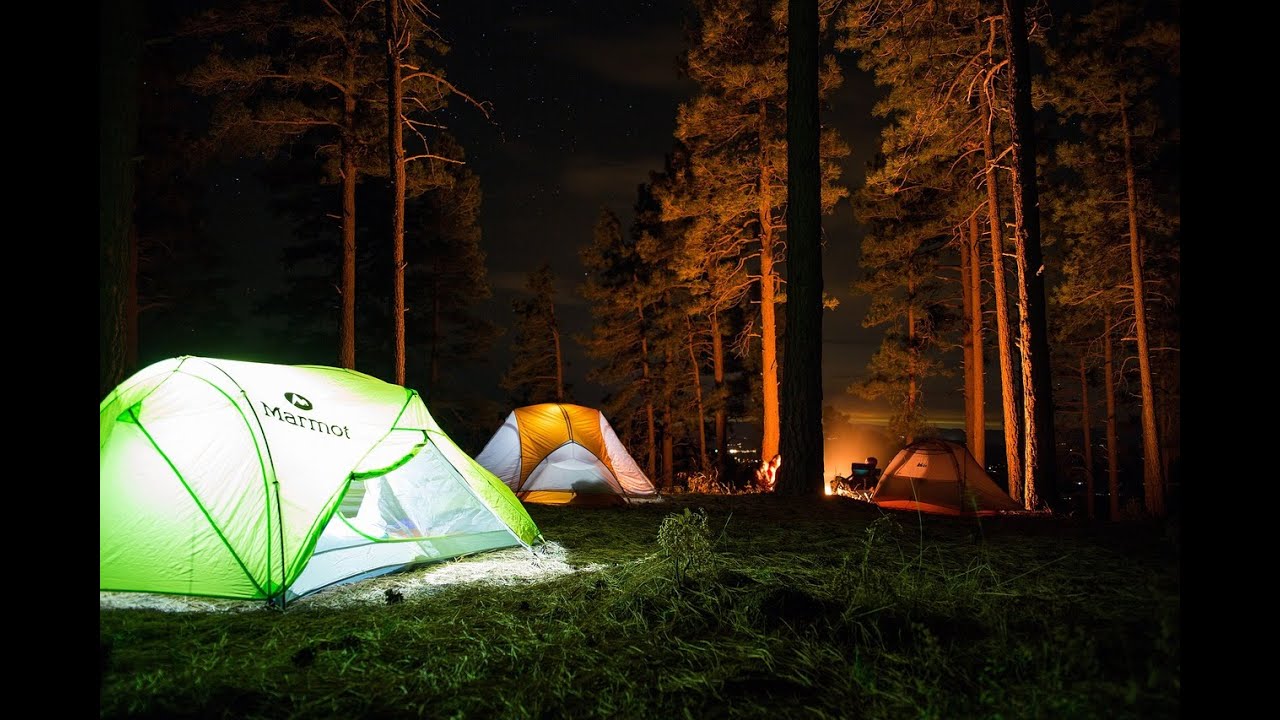 CAMPFIRE SOUNDS | TENT CAMPING | RELAXING AMBIENT FIRE CRACKING ...