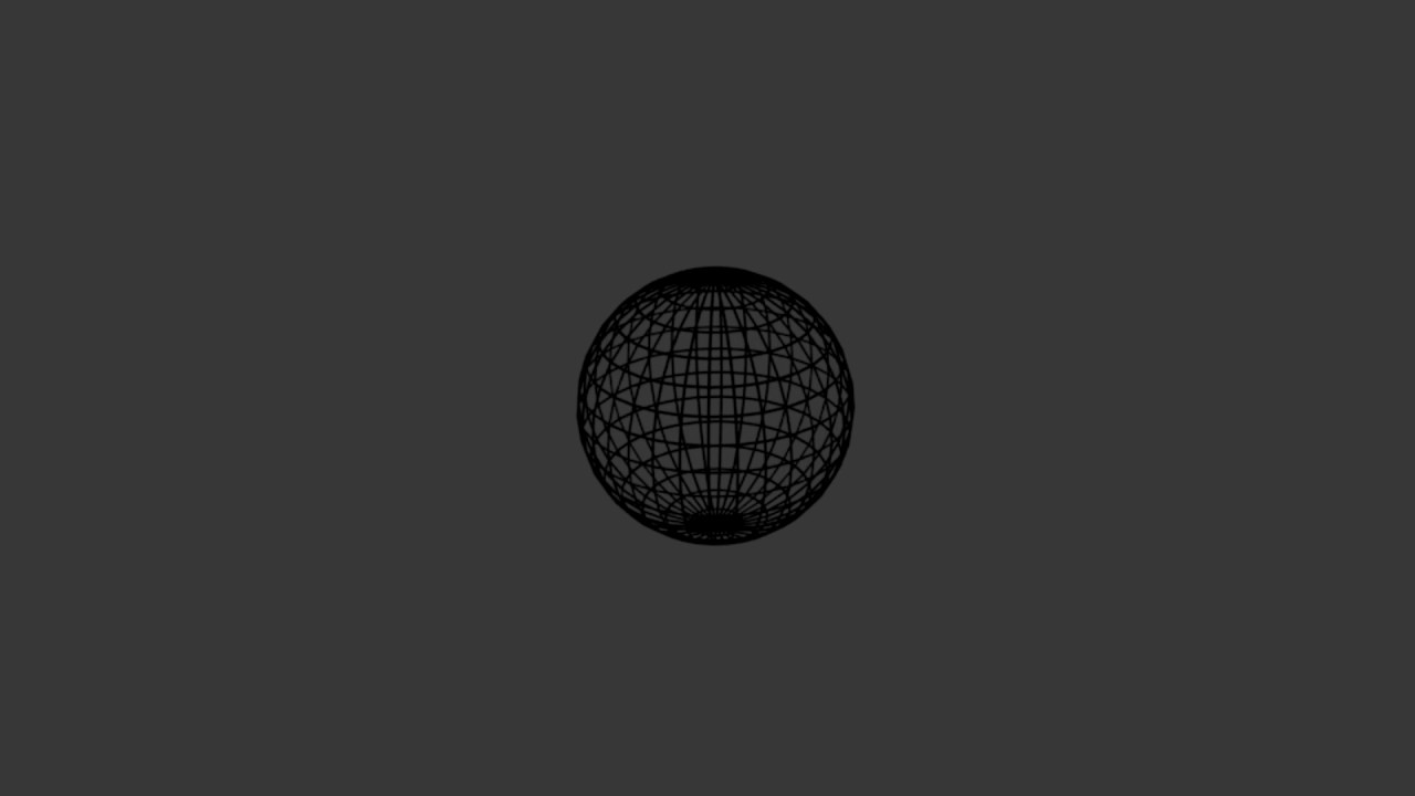 Spinning Wireframe Globe - YouTube