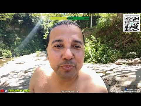 LIVE: TOMAR BANHO DE RIO