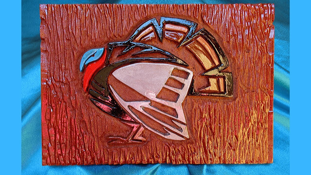 Wood carving | Carving a wild turkey relief on MDF using a dremel ...