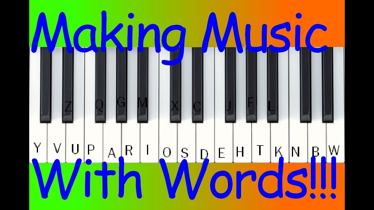 Turning Words Into Music - I Made A Song By Typing "You Are An Idiot ...