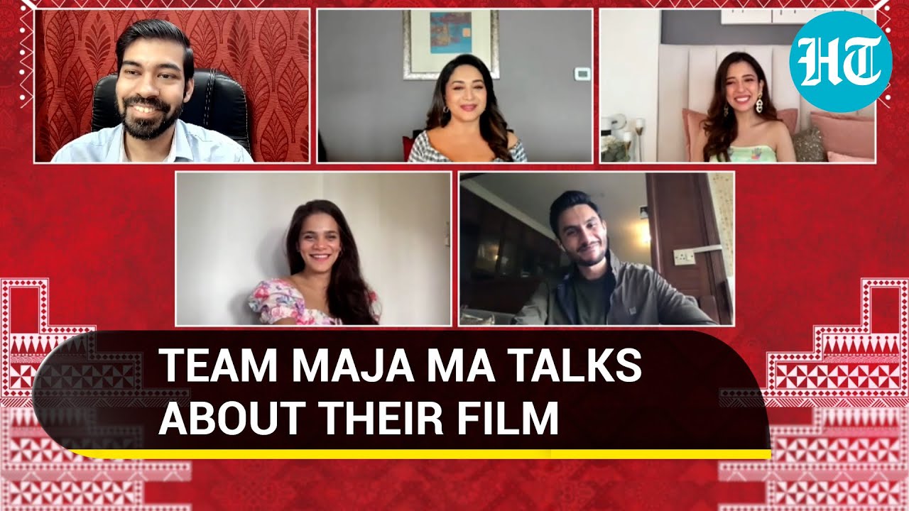 Cast of Madhuri Dixit's Maja Ma talk about the film - YouTube