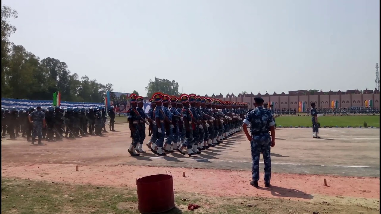 RAF 26th Anniversary parade practice at GC CRPF lucknow 2018 - YouTube