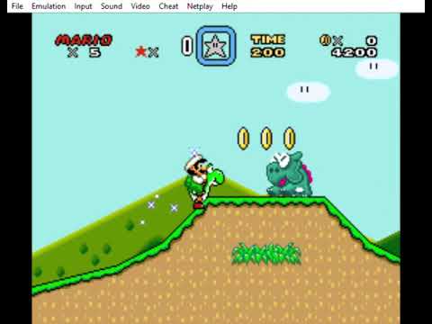 5 Level Hack God Mode (Super Mario World Hack) - YouTube