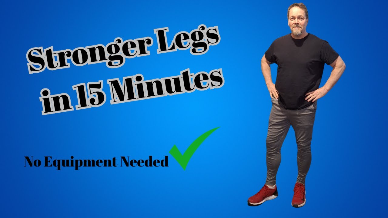15-Minute Leg Workout for Strength, Balance, and Fall Prevention! (No ...