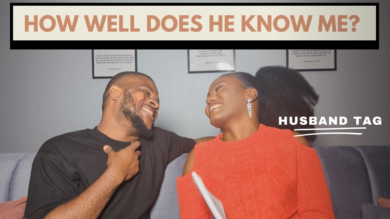 Husband Tag | How Well Does He Know Me | Couples Game - YouTube