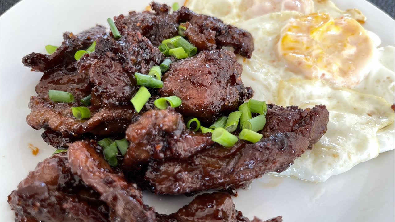 Pork tocino (Barbecue flavour) - YouTube