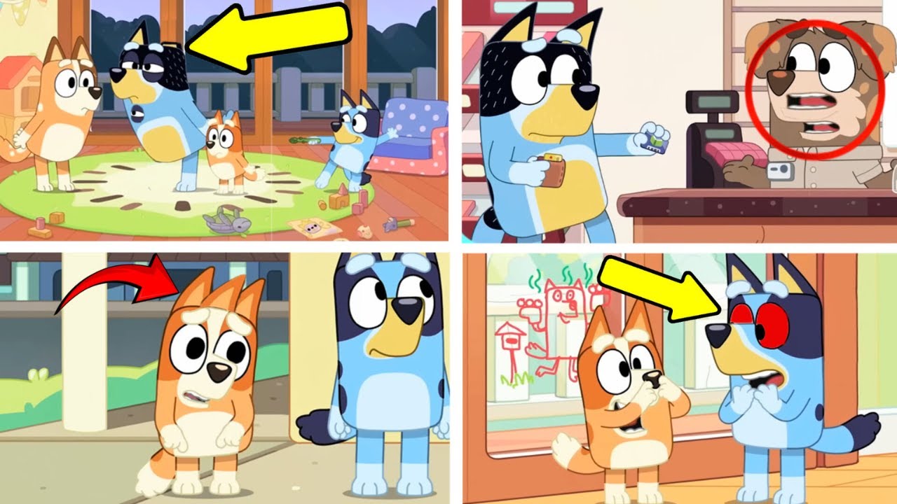 Shocking Animation MISTAKES In Bluey You Totally Missed! - YouTube
