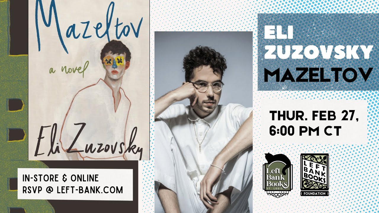 Left Bank Books presents Eli Zuzovsky - YouTube