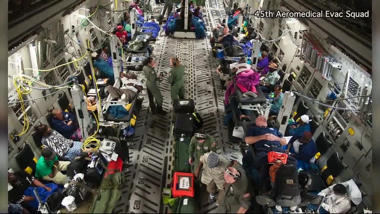 MacDill AFB squadron rescuing hospital patients from Caribbean island ...