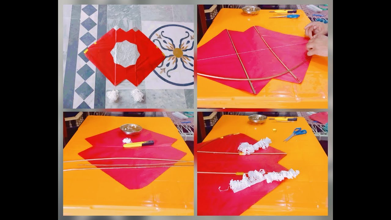 How to make a double kite - twines kite making tutorial double kite ...