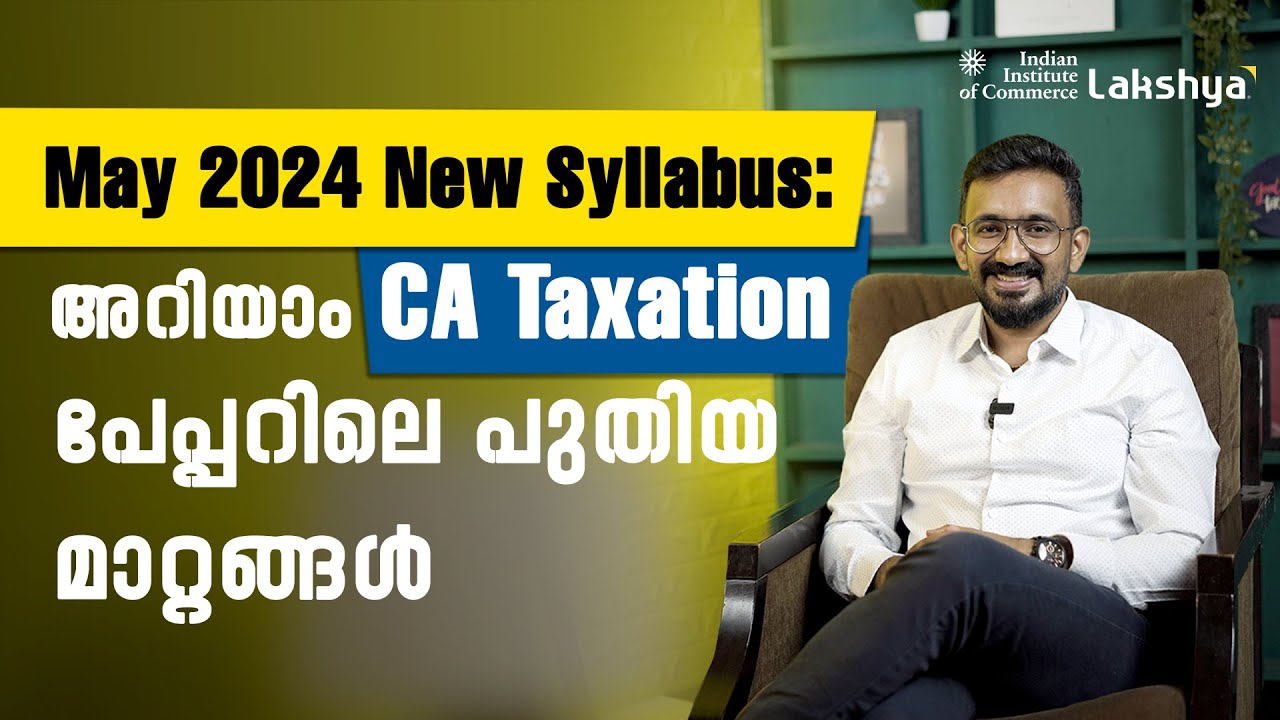 Mastering CA Inter Taxation 2024 New Syllabus - YouTube