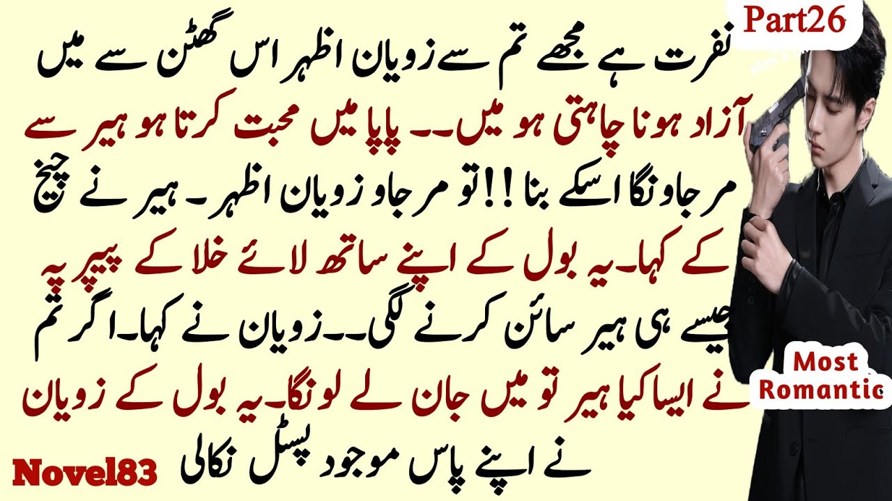 Zohan & Heer Part26 Simislifenovel83 Age Difference Based Romantic Novel | By Mariam Imran - YouTube