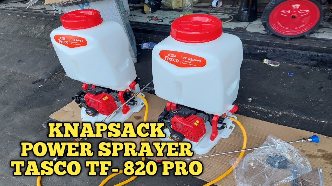 TASCO TF-820 PRO KNAPSACK ALAT SEMPROT PERTANIA - YouTube