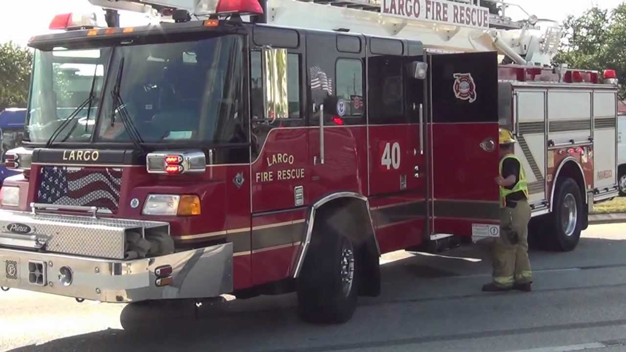 LARGO FIRE RESCUE ENGINE 40 IN FLORIDA NICE FIRE TRUCK MADE IN USA BY ...