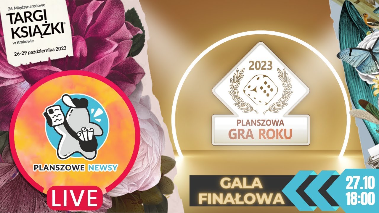 Planszowa Gra Roku 2023 - ogłoszenie wyników | Gala finałowa - YouTube