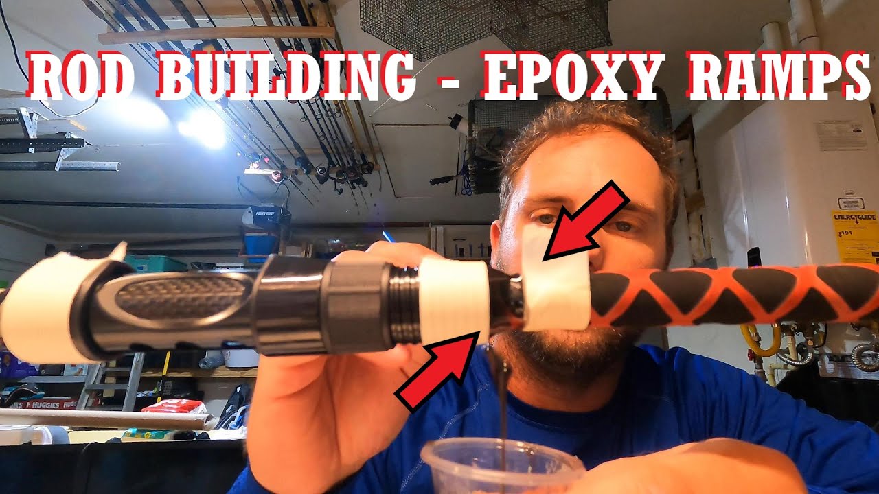 CUSTOM ROD BUILDING- Epoxy Ramps! No more rubber winding checks! - YouTube