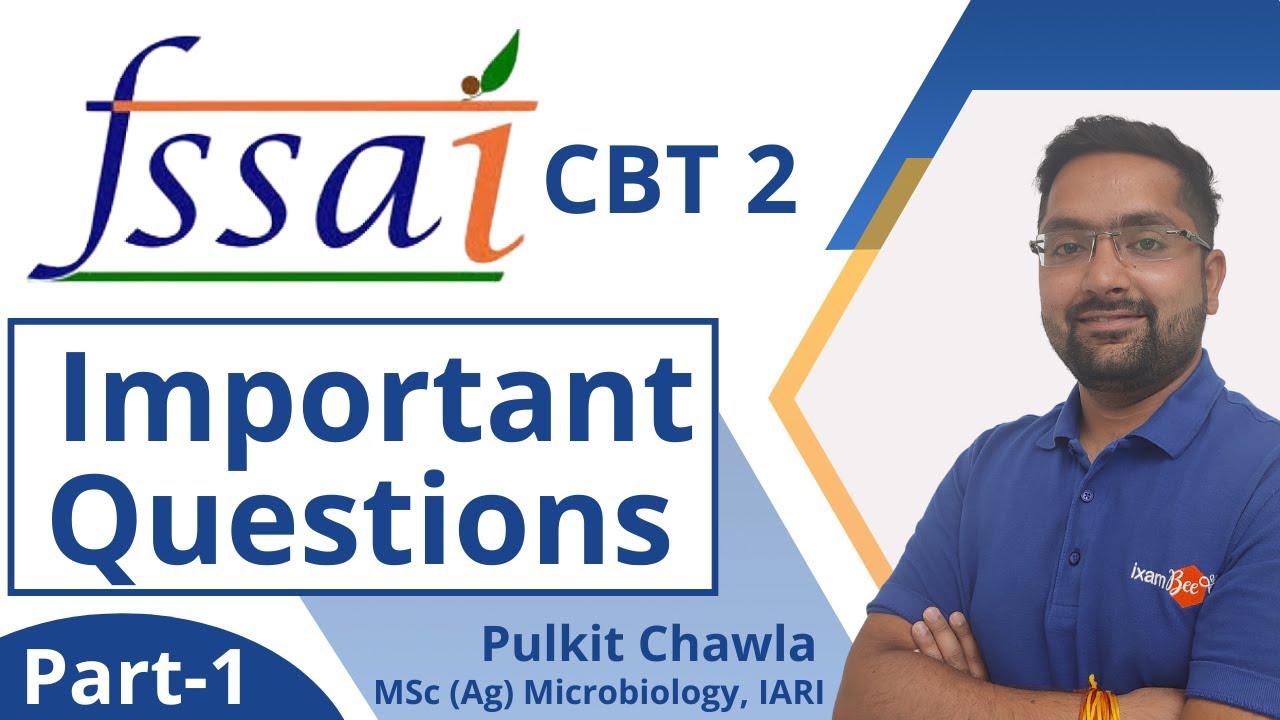FSSAI CBT 2 2022 | Expected Questions for FSSAI CBT 2 | By Pulkit ...