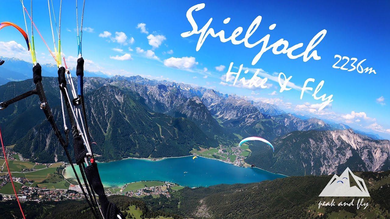 Spieljoch Rofan Hike and Fly Wolkenstreicheln und Gipfelbesuche - YouTube
