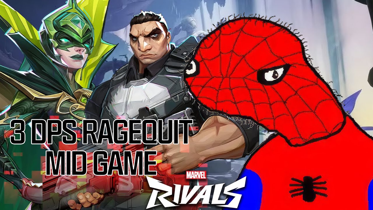 Ragebait Spider-Man Makes 3 DPS RAGEQUIT MID GAME! - YouTube